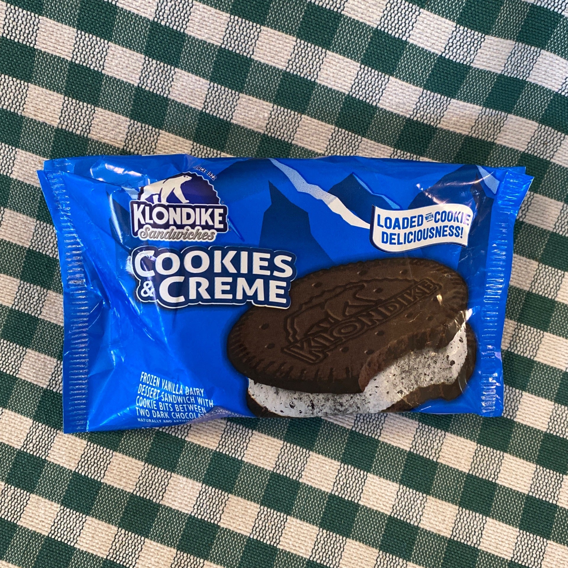 Klondike Cookies And Creme Frozen Dairy Dessert Sandwich Certified