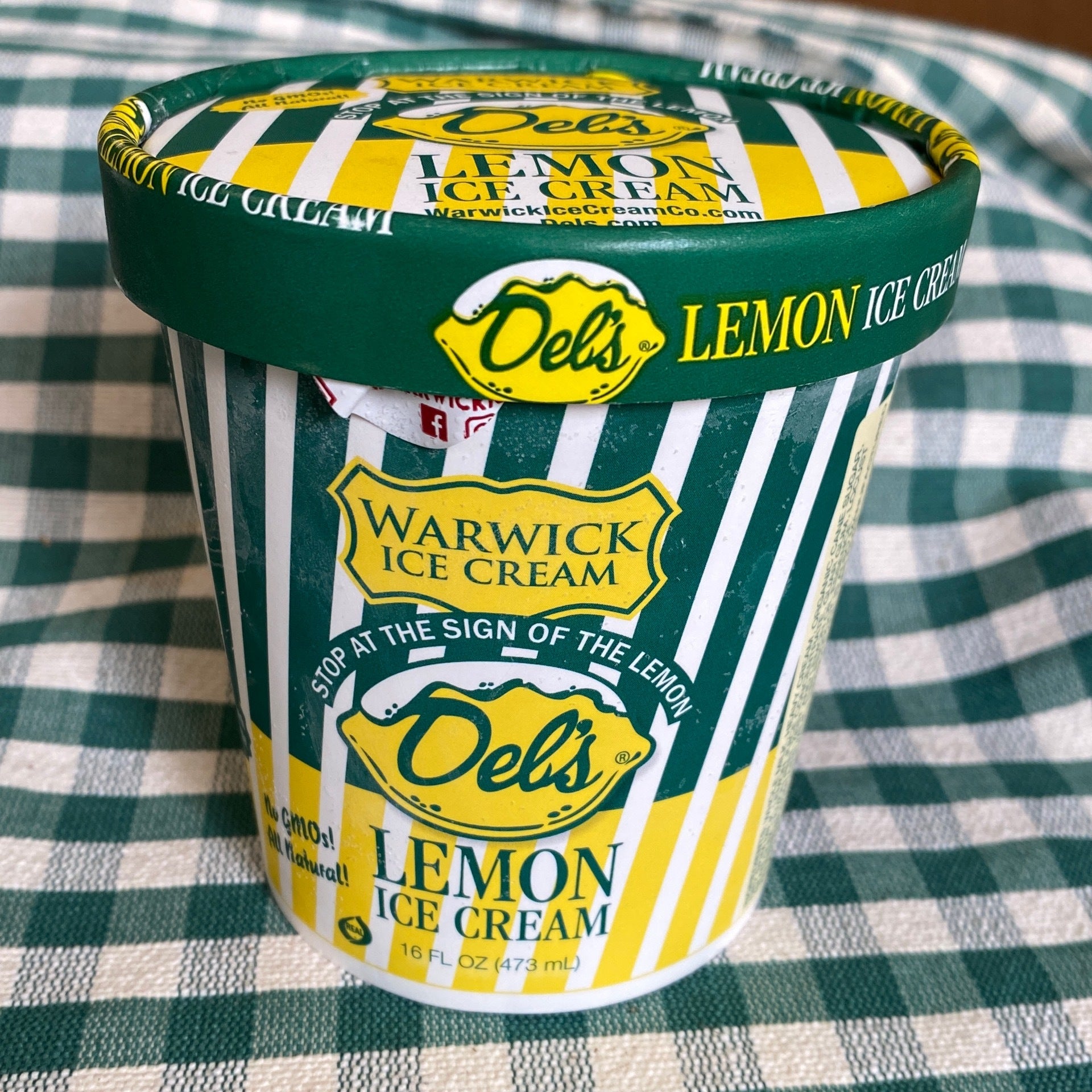 Warwick Ice Cream Del's Lemon Ice Cream | Whittier Farms