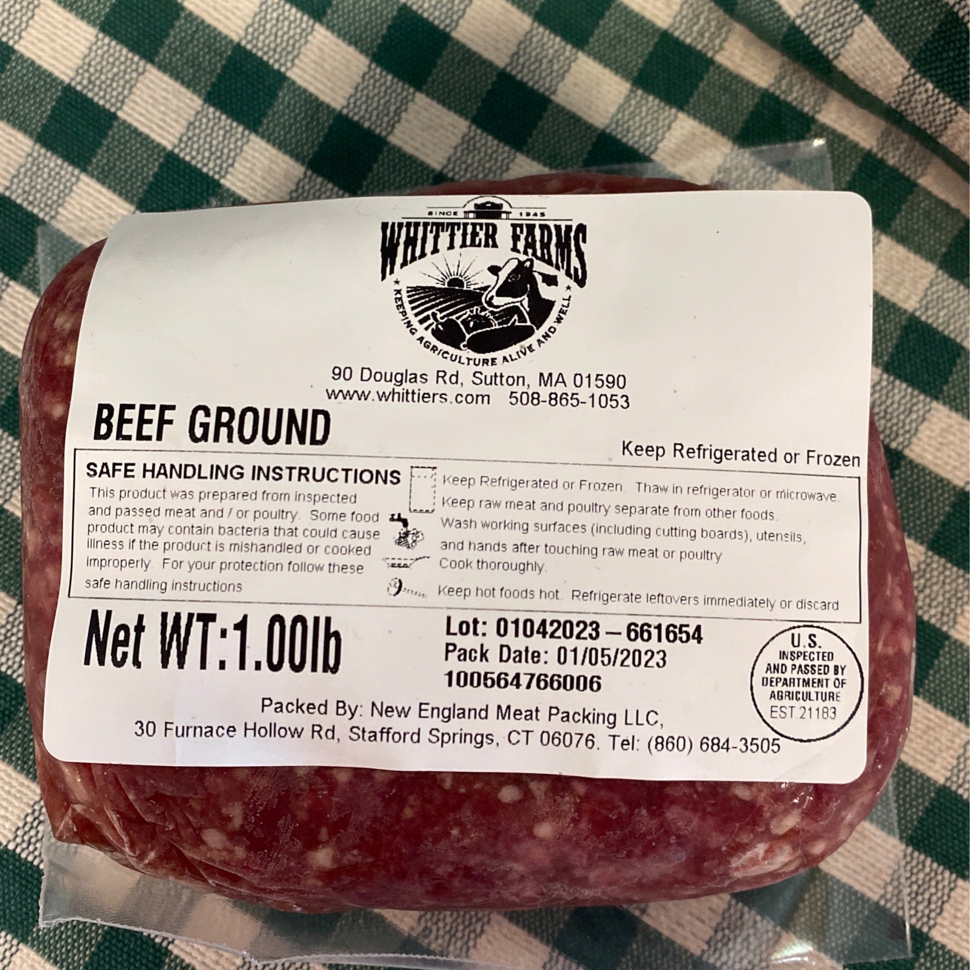 Ground Beef | Whittier Farms