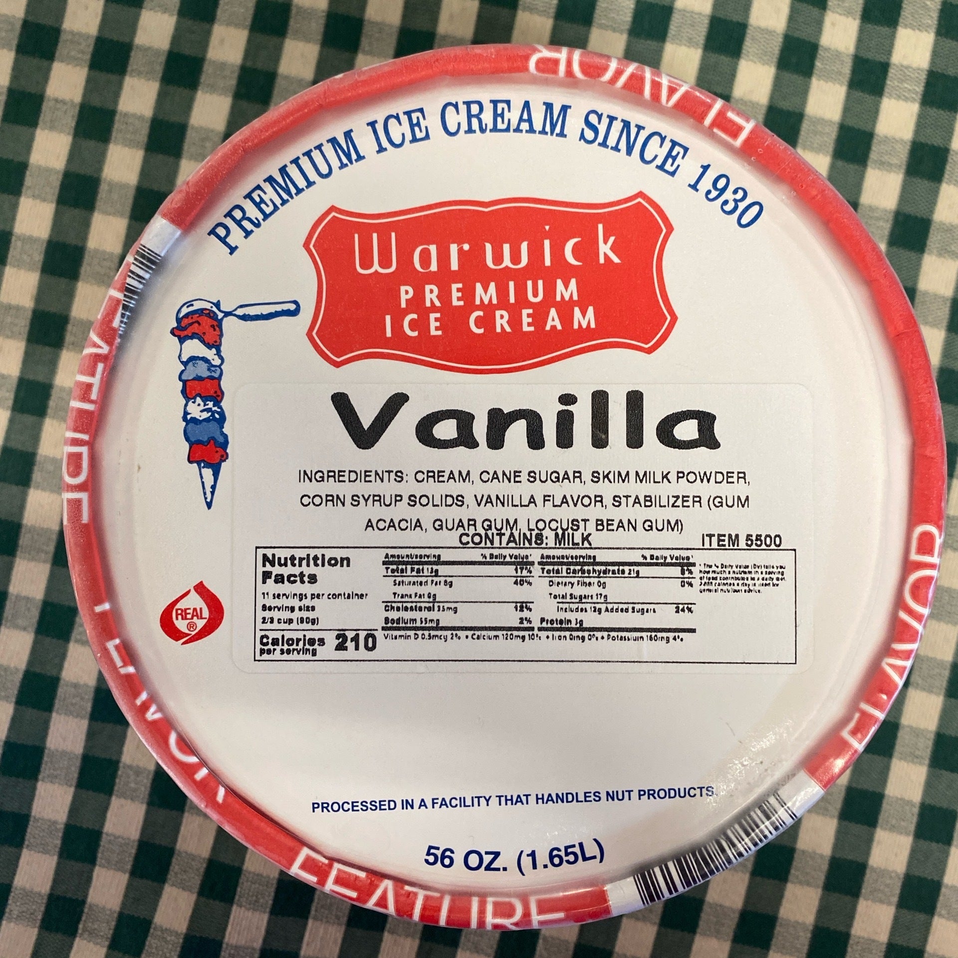Warwick Vanilla Ice Cream | Whittier Farms